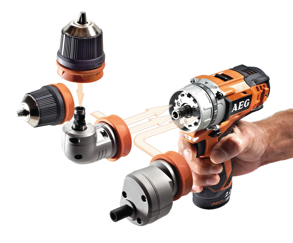 Chuck vinkel till borrskr. AEG BBS12C2-RAA VINKEL - Eggestrand AB